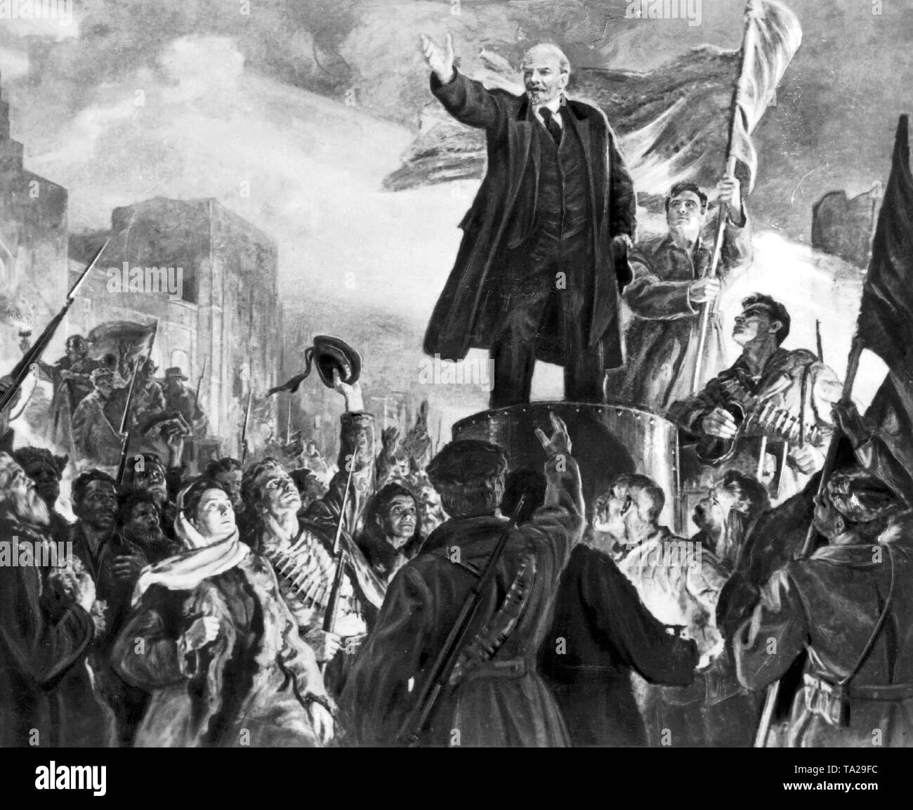 Vladimir lenin 1917 hi-res stock photography and images - Alamy