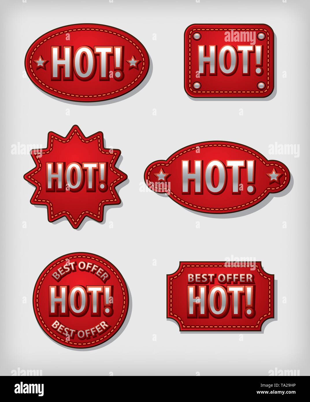 Hot price stamp Stock Vector Images - Alamy