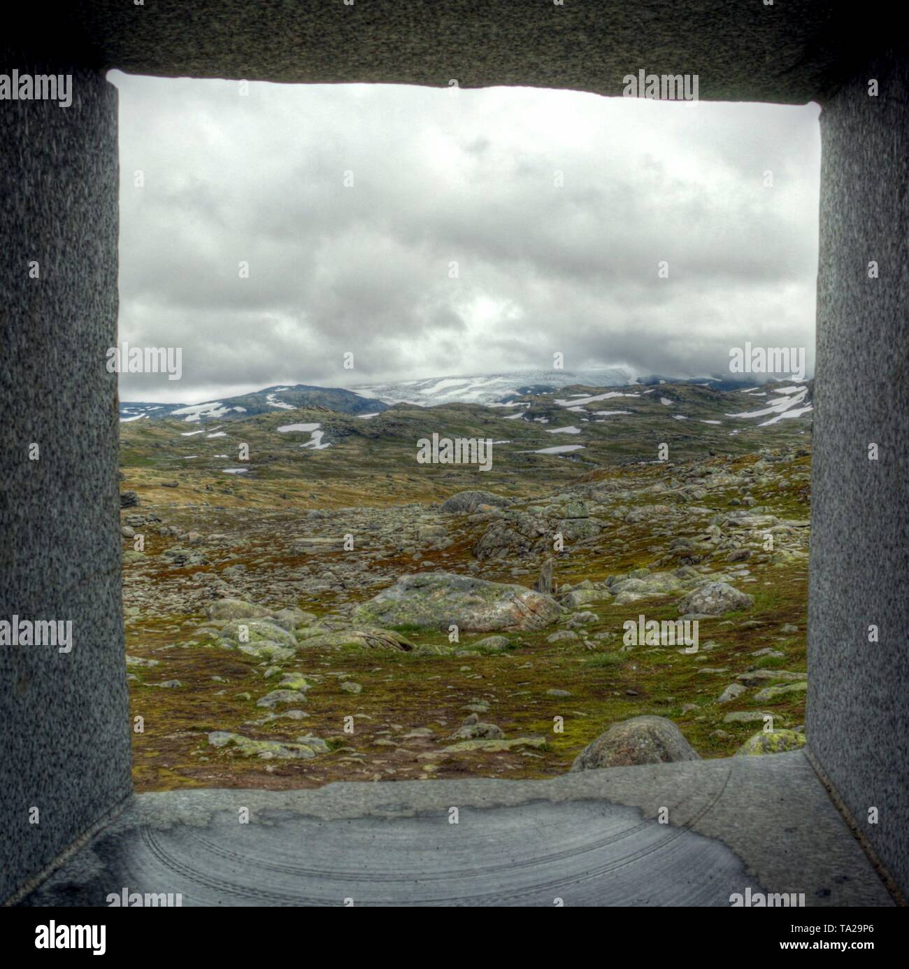 Rough nature in Norwegian landscape in the summer Stock Photo - Alamy