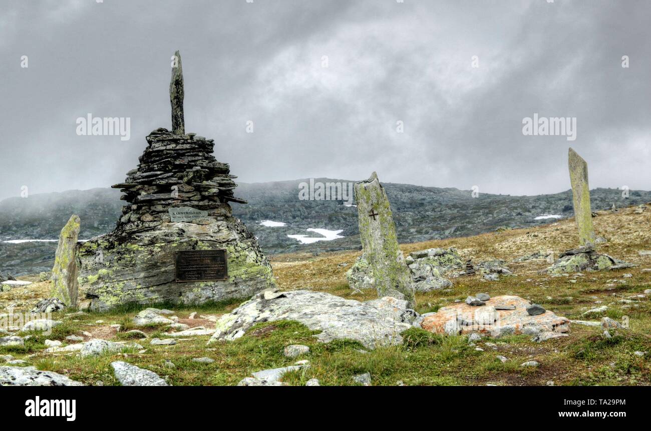 Rough nature in Norwegian landscape in the summer Stock Photo - Alamy