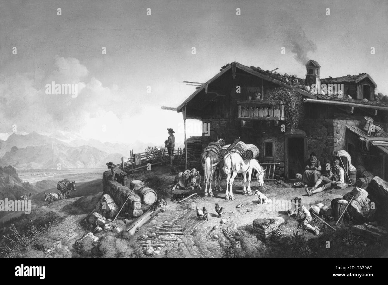 19th century farm life hi-res stock photography and images - Alamy