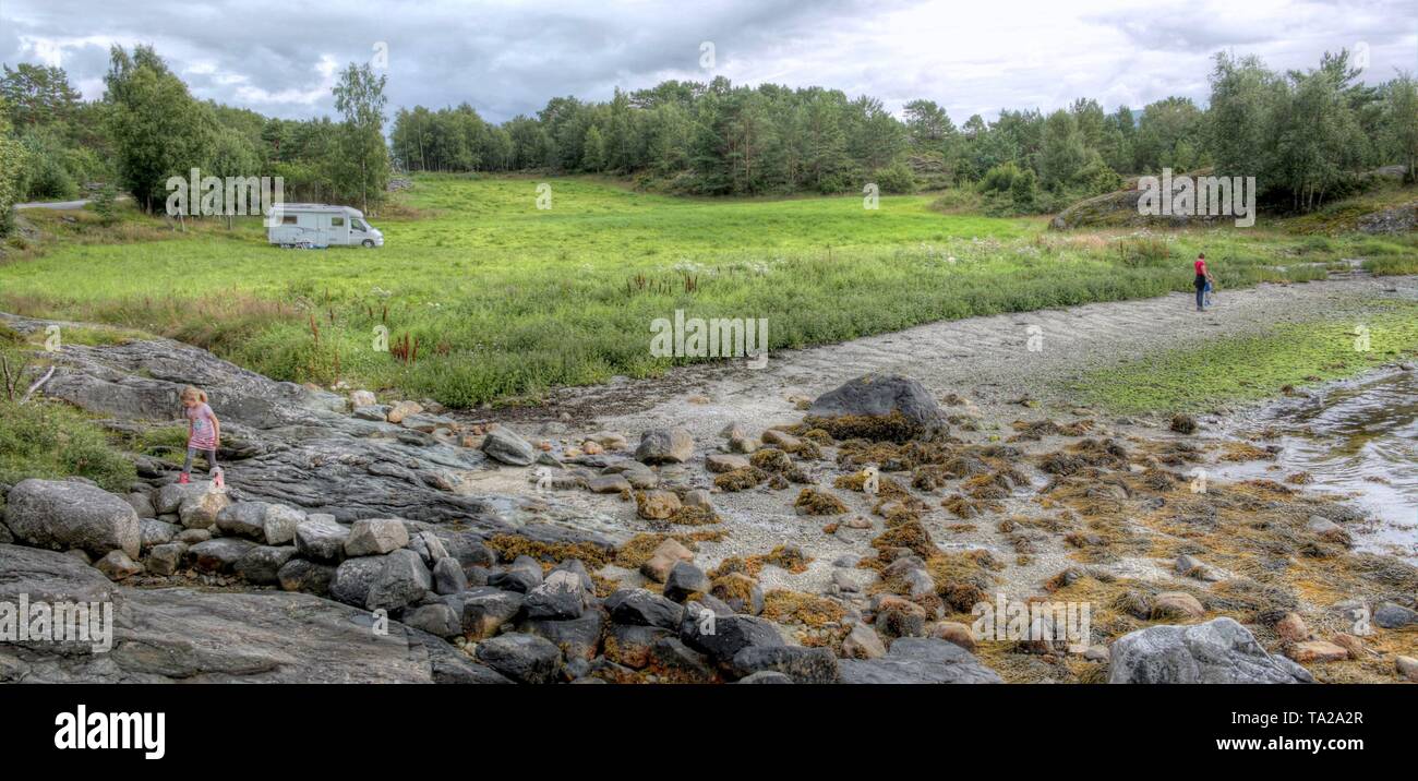 Rough nature in Norwegian landscape in the summer Stock Photo - Alamy