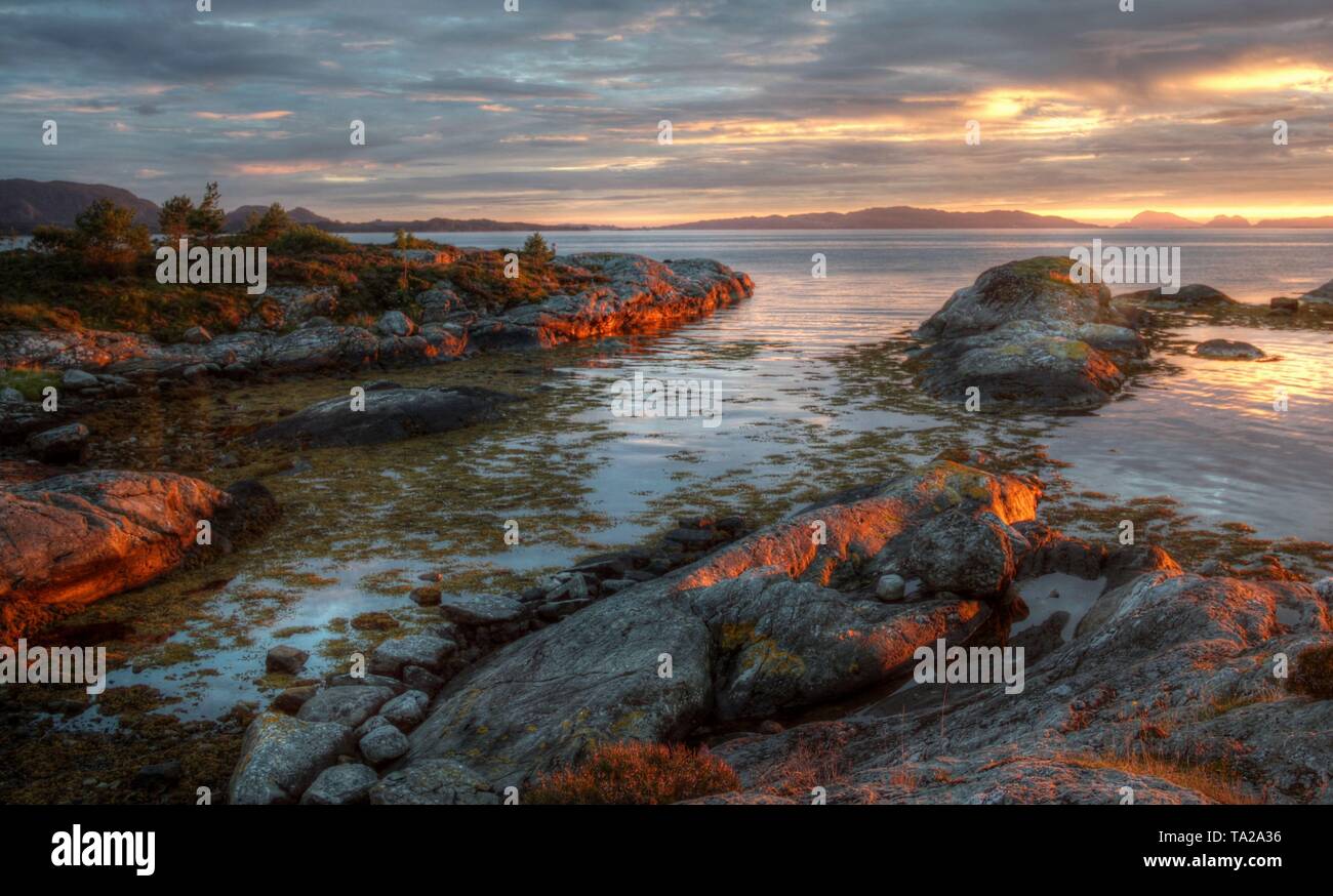 Rough nature in Norwegian landscape in the summer Stock Photo - Alamy