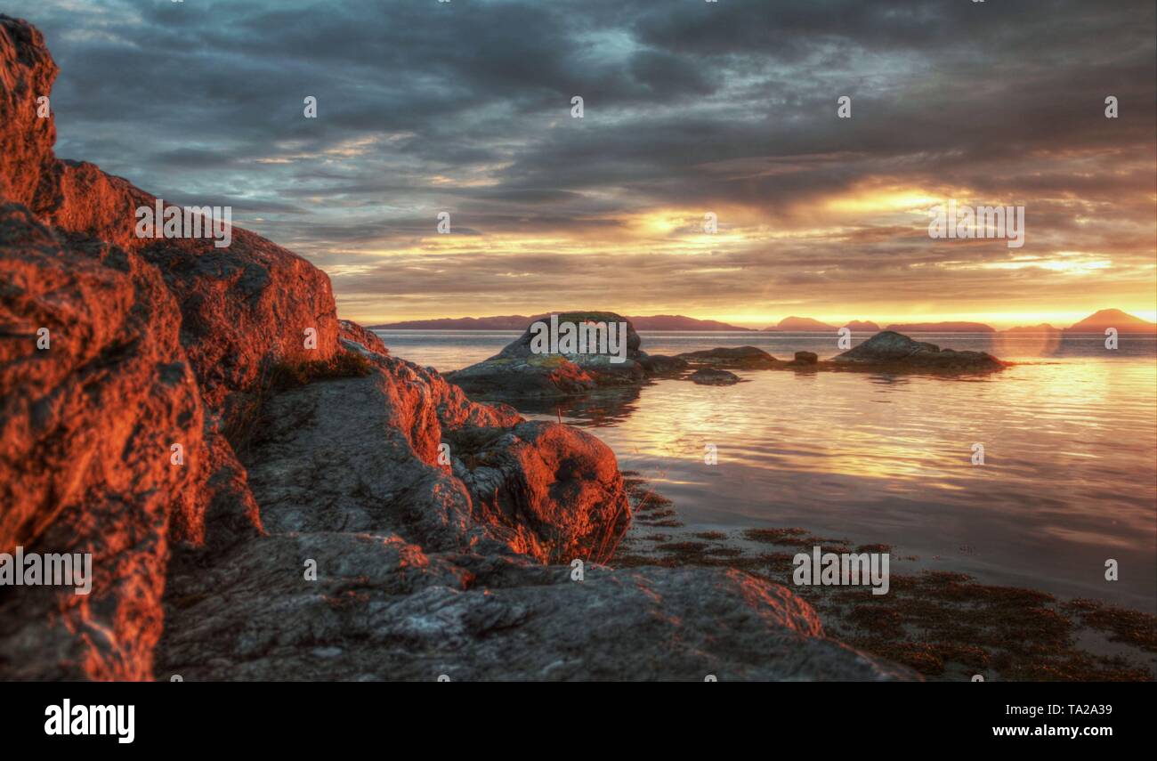 Rough nature in Norwegian landscape in the summer Stock Photo - Alamy