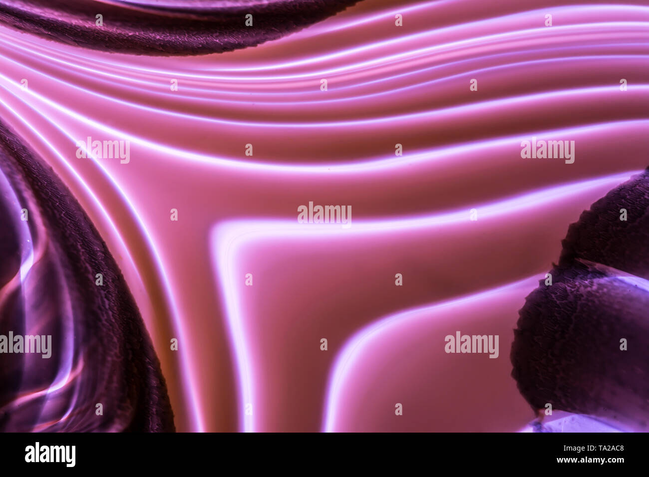 Futuristic abstract background of beautiful glowing neon geometric ...