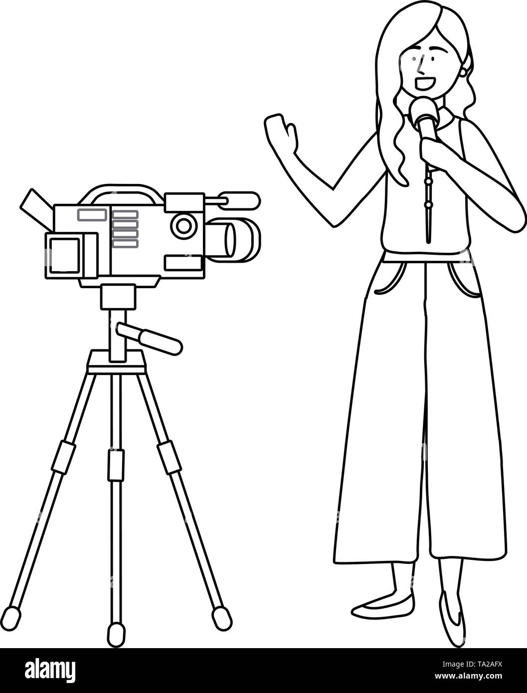 Broadcasting reportage design, News media communication journalism ...