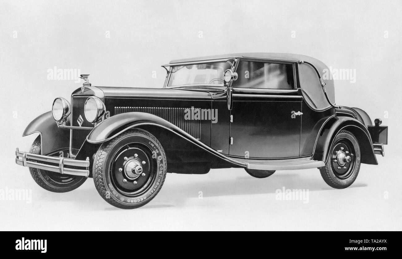 An Adler Standard 8 with two-door cabriolet body Stock Photo - Alamy