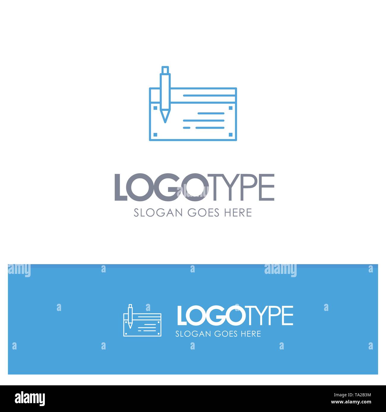 Chequebook Logo High Resolution Stock Photography and Images - Alamy