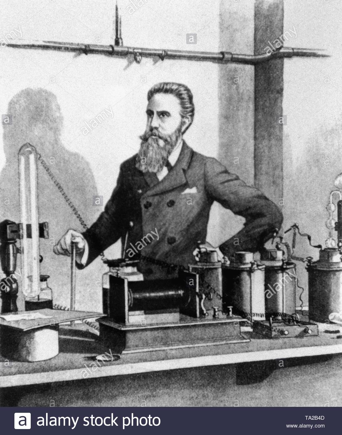 Wilhelm Roentgen German Physicist High Resolution Stock Photography and ...