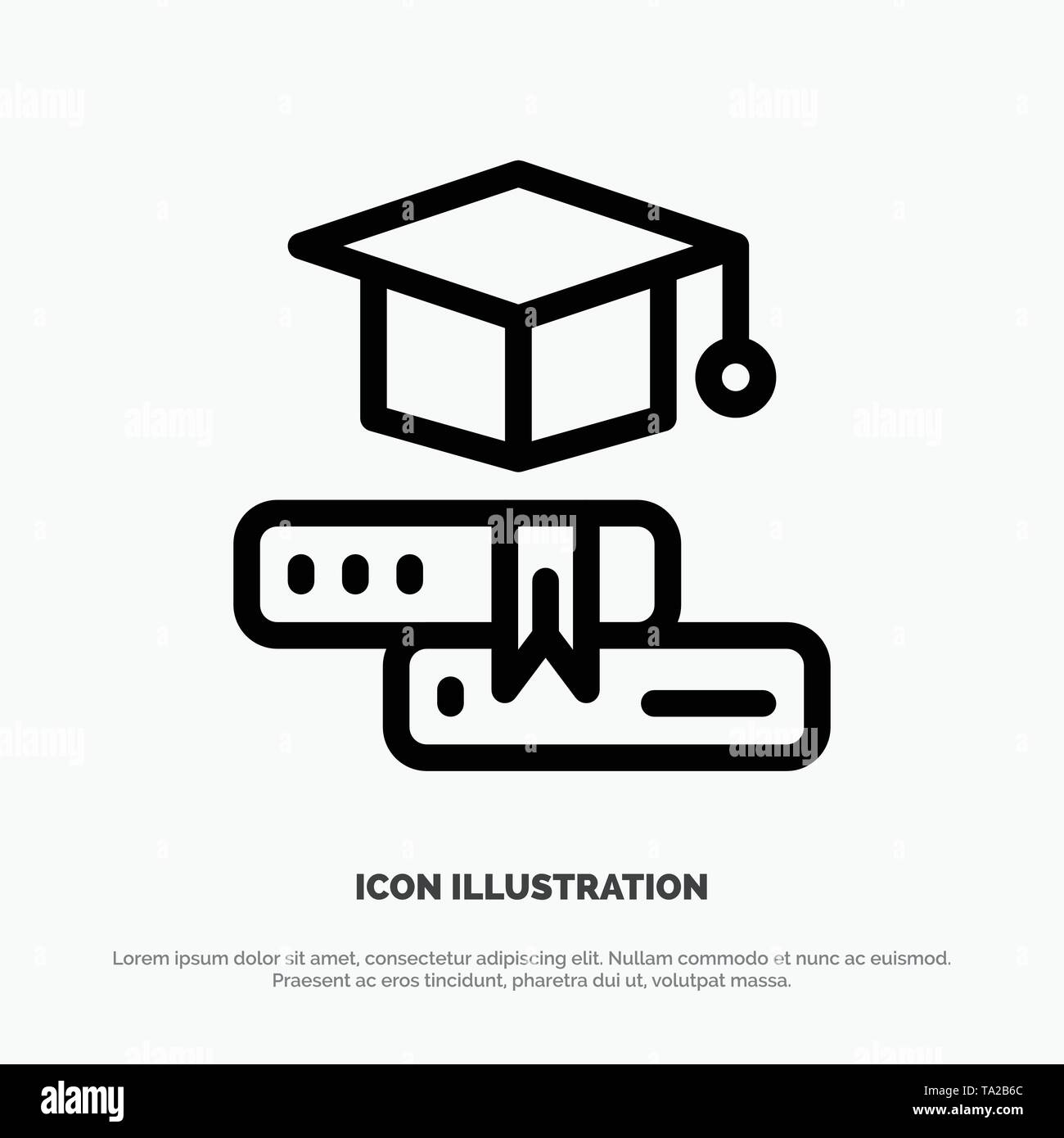 Graduation cap globe books hi-res stock photography and images - Alamy