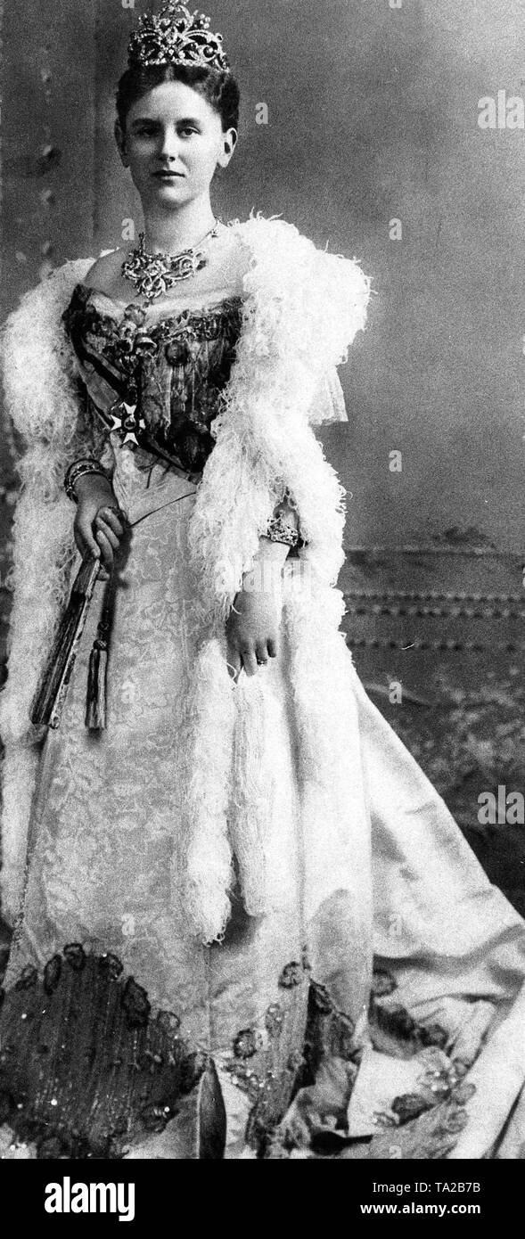 Wilhelmina (1880-1962), Queen of the Netherlands from 1890 to 1948 ...
