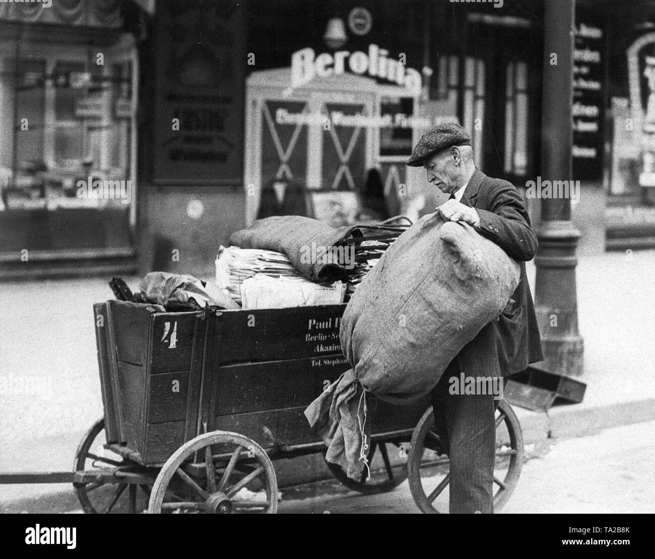 Ragpicker in Berlin Stock Photo - Alamy