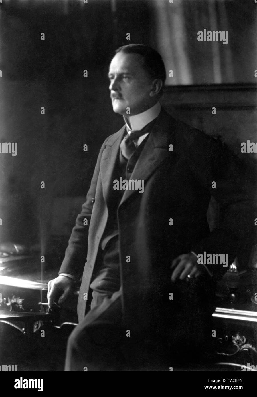 The portrait was created in the year in which Count von Rantzau became ...