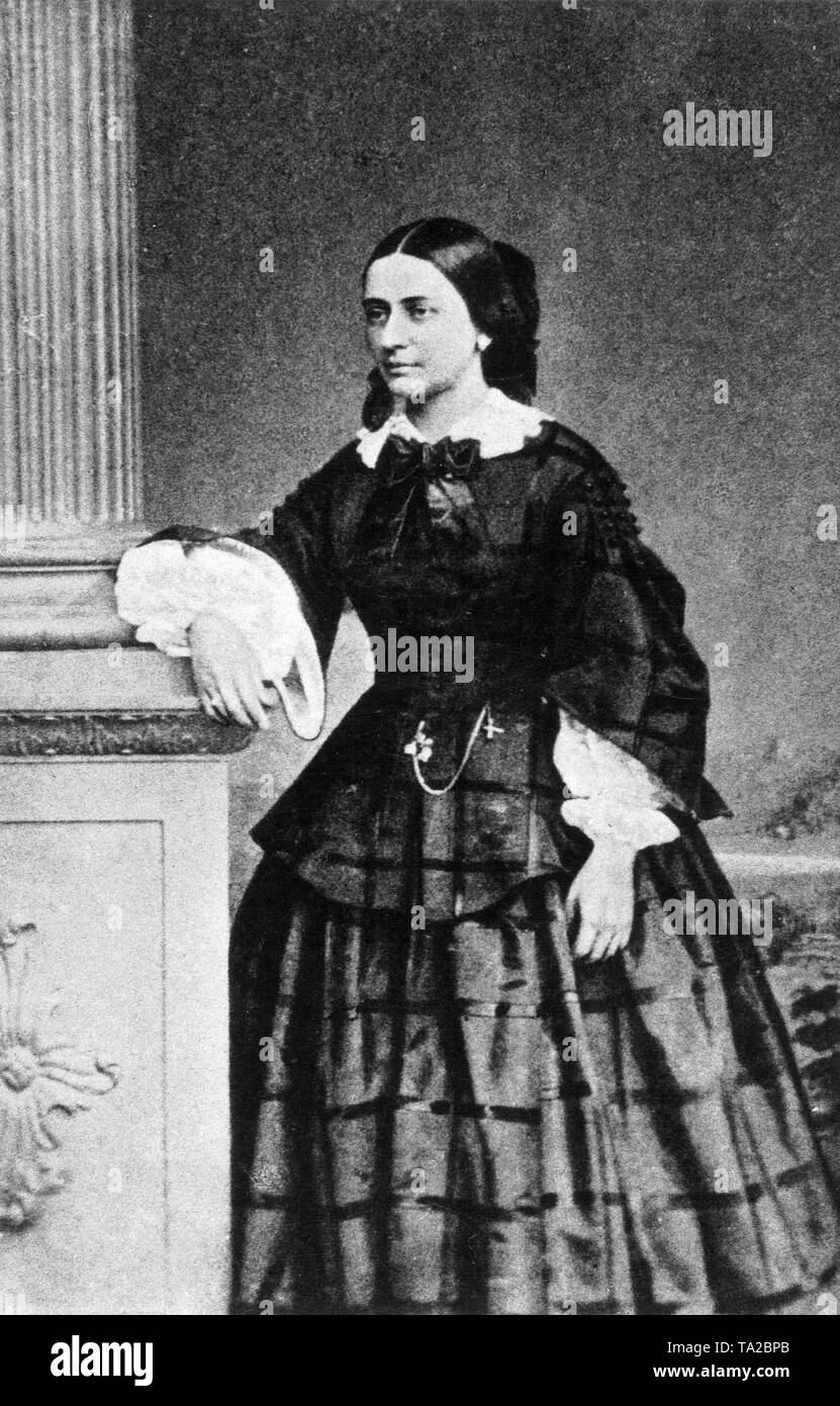 Clara Schumann (1819-1896), German pianist and composer, photography ...