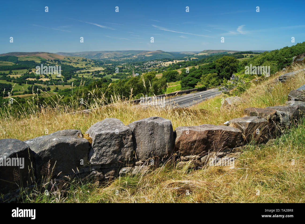 UK,Derbyshire,Peak District,Surprise View and Millstone Edge during ...