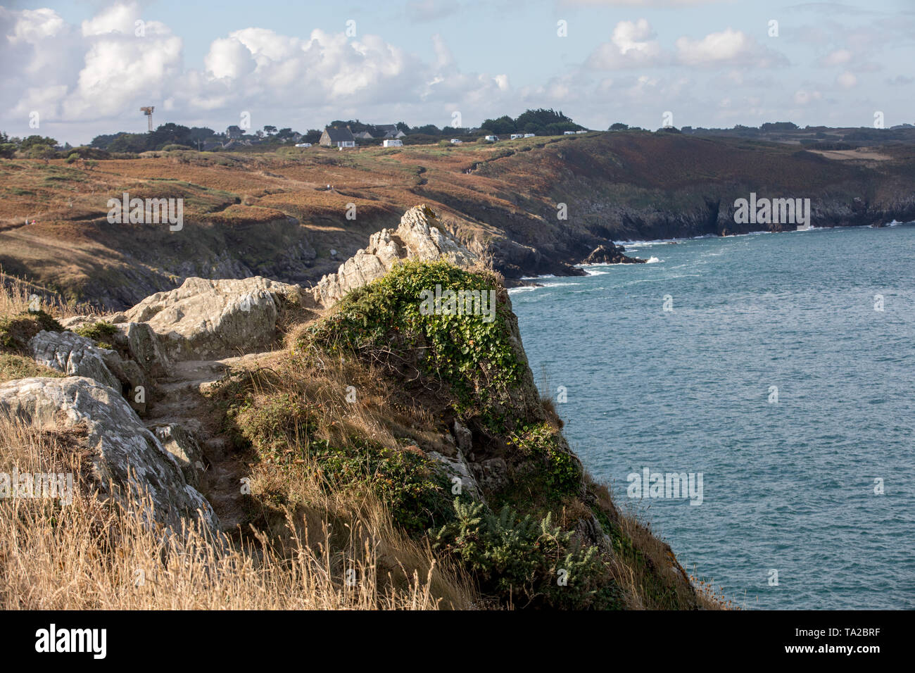 Pointe du Grouin in Cancale. Emerald Coast, Brittany, France Stock ...