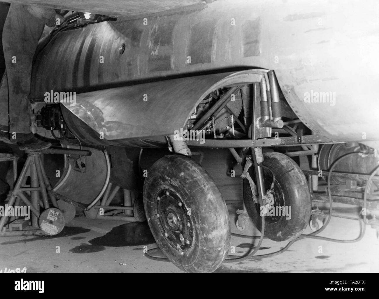 Production of the Heinkel He 162 in an underground production plant ...