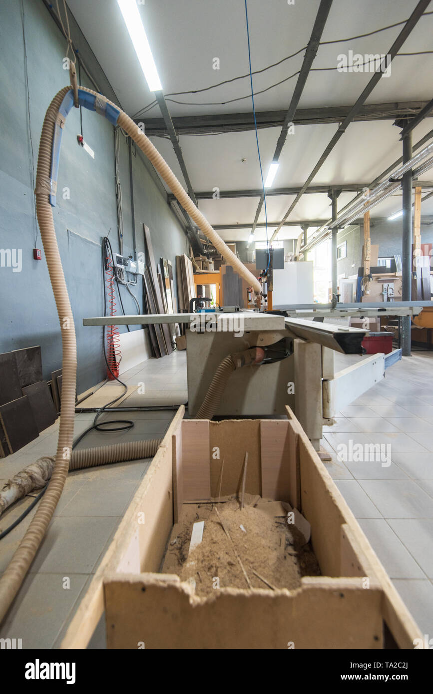 Production department at a furniture factory Stock Photo - Alamy