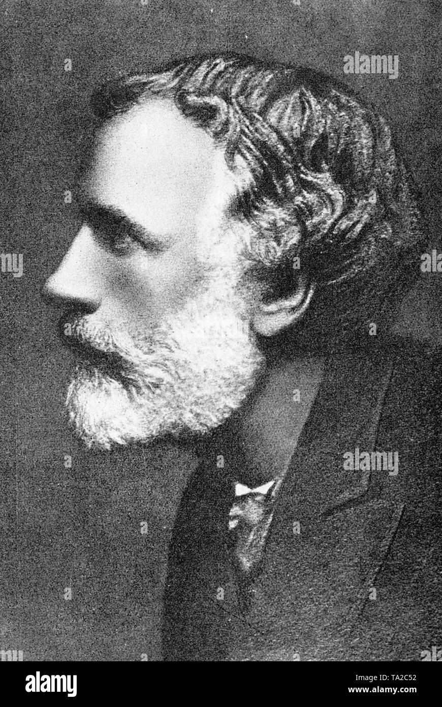 George Meredith, English poet Stock Photo - Alamy