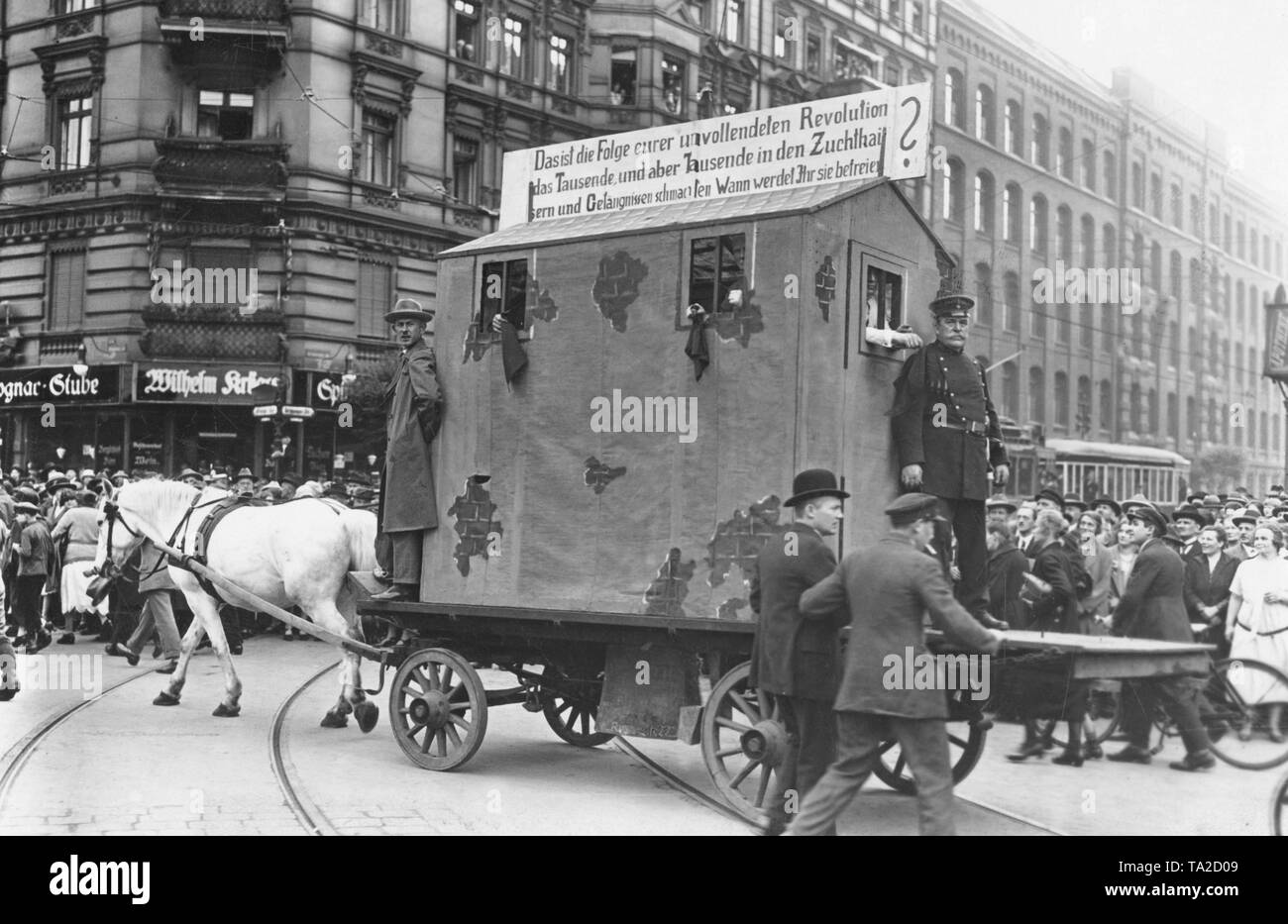 During the meeting of the Red Front fighters participants are drawing ...