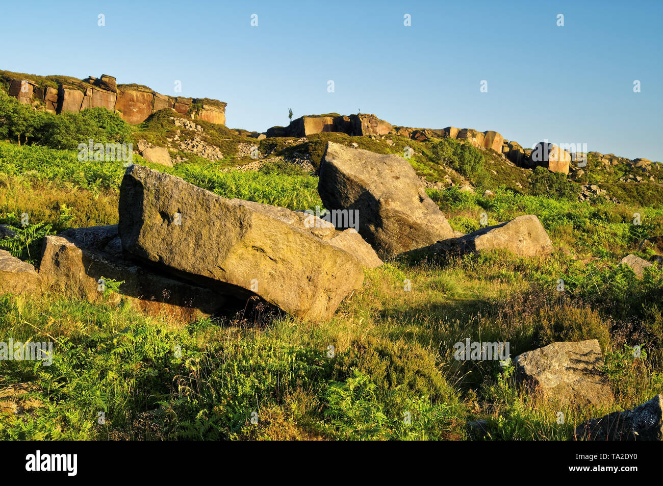 Burbage south valley peak district hi-res stock photography and images ...
