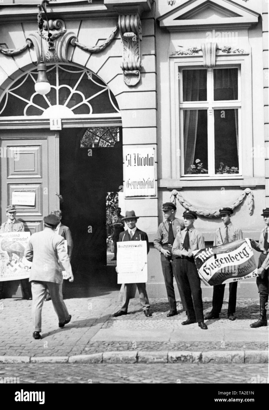 Nsdap poster Black and White Stock Photos & Images - Alamy