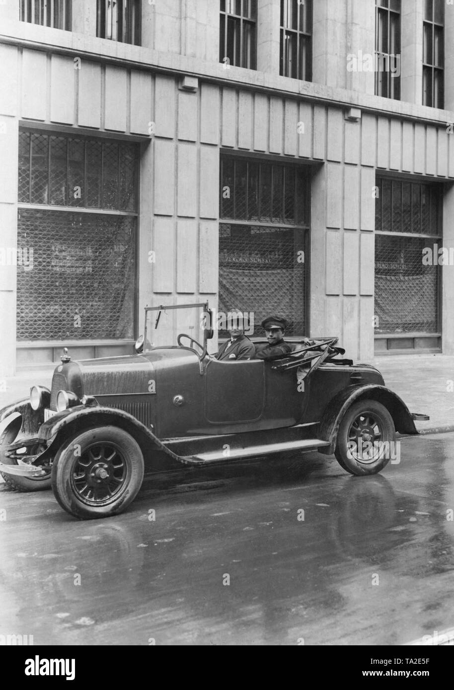 Two drivers car Black and White Stock Photos & Images - Alamy
