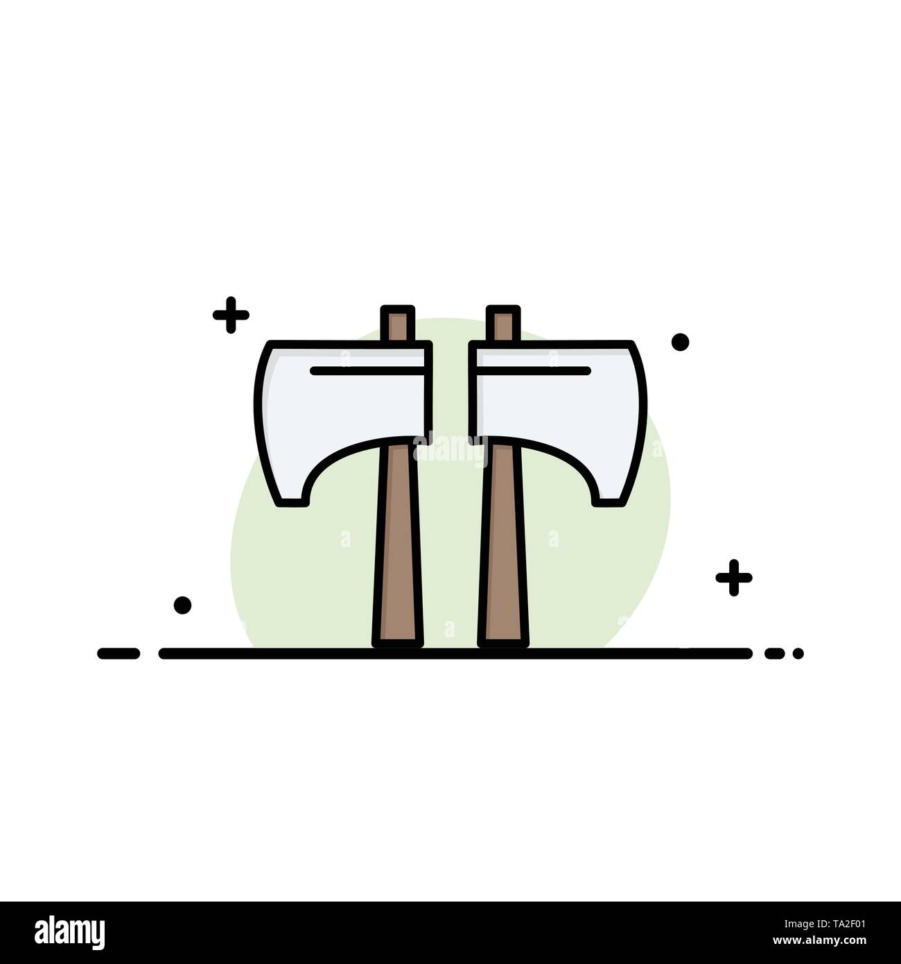 Simple black white axe cartoon hi-res stock photography and images - Alamy