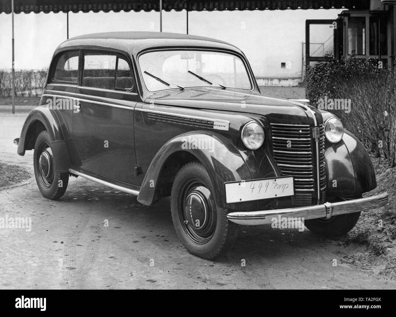 The Opel Olympia, presented in 1935, was the first German series car ...