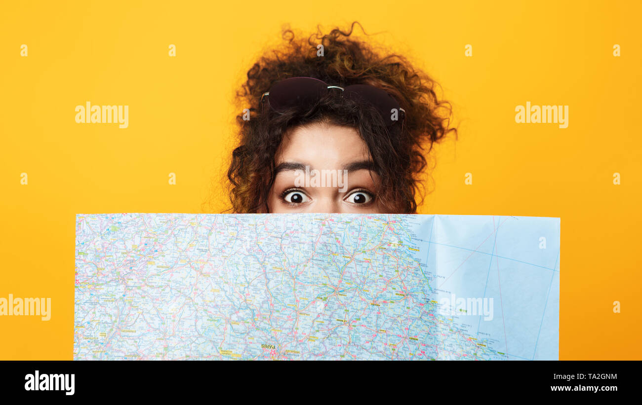 American explorer map hi-res stock photography and images - Alamy