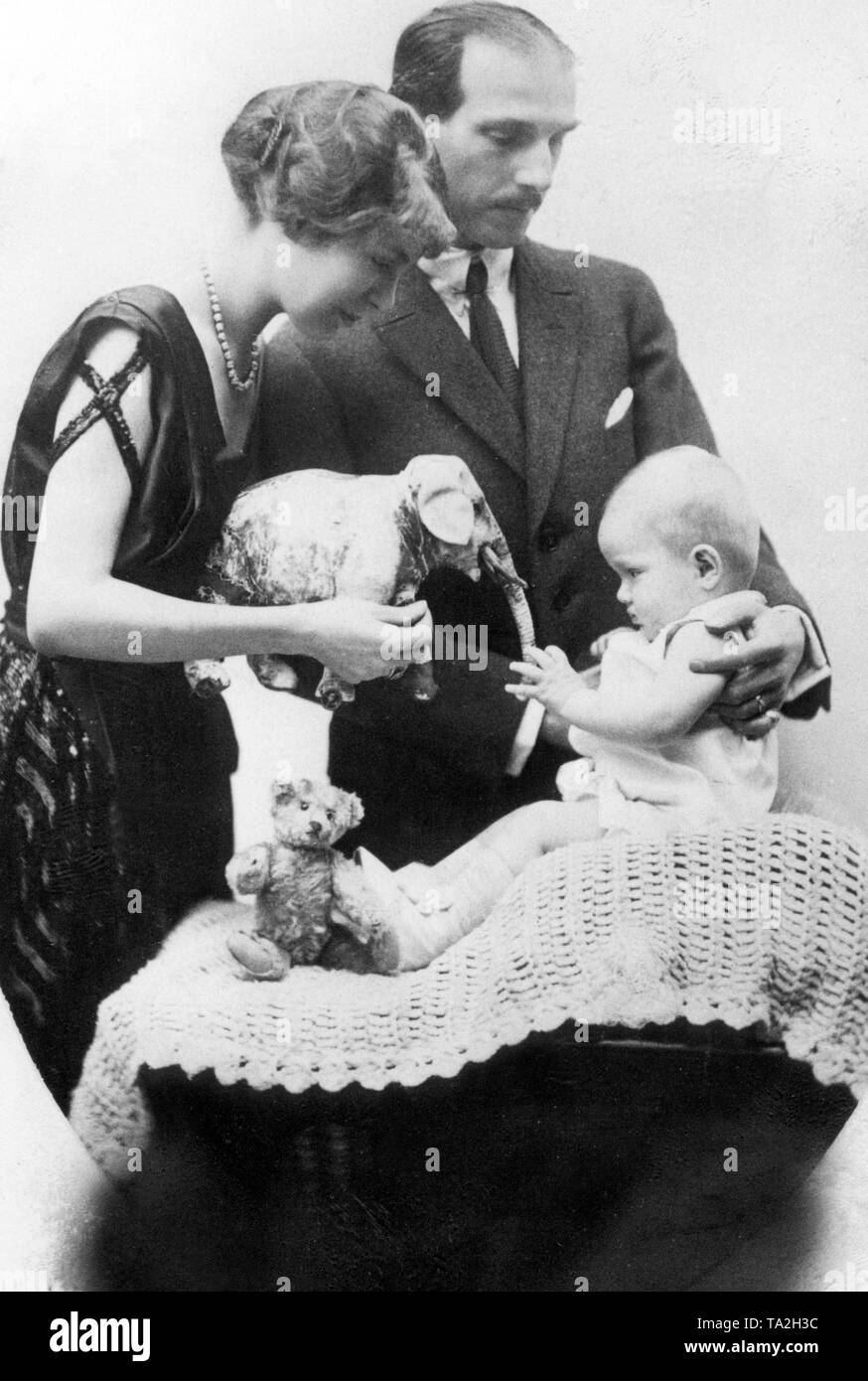 This photograph shows Prince Adalbert of Bavaria, the son of dr. Ludwig ...