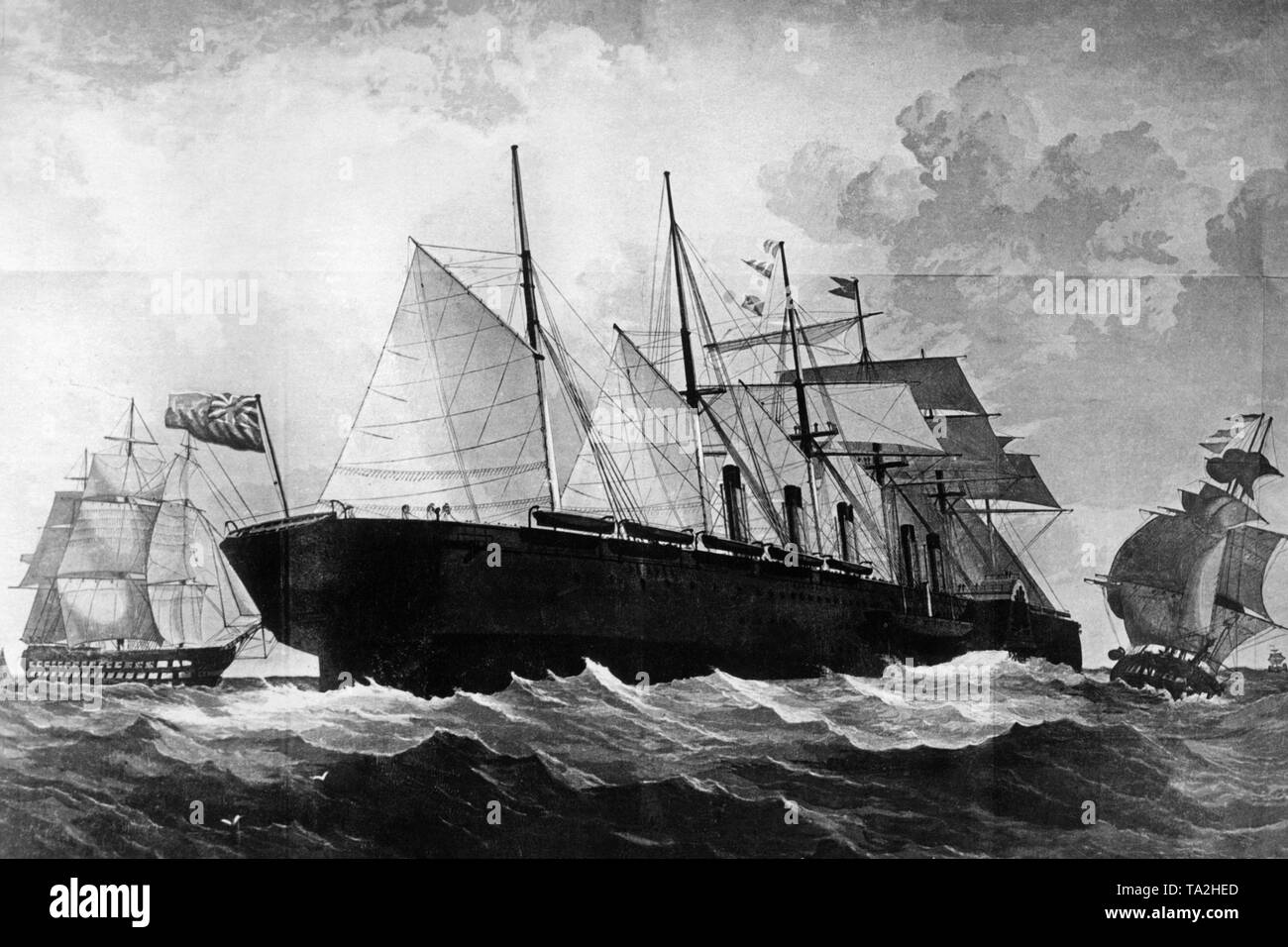 The great sea Black and White Stock Photos & Images - Alamy