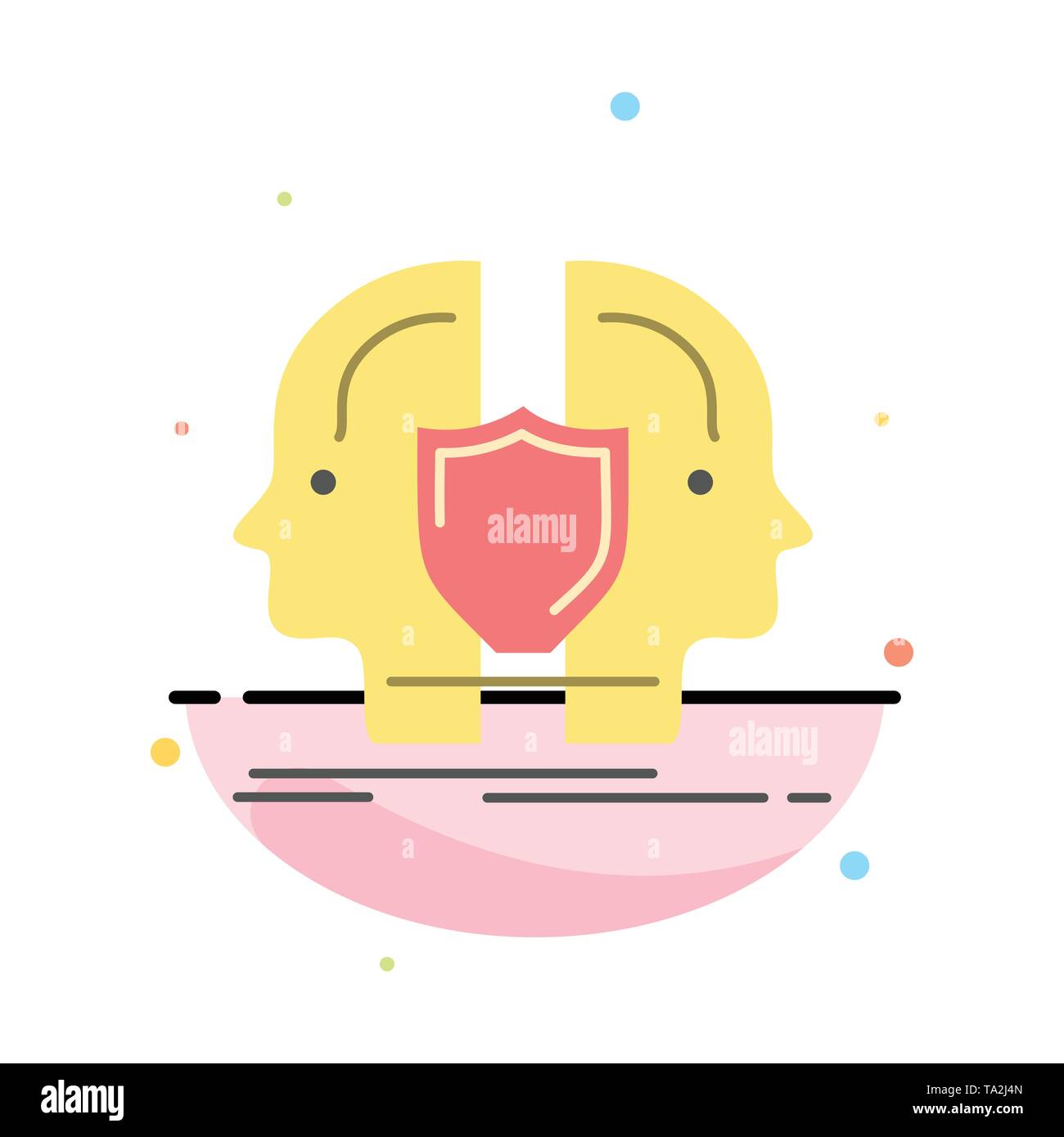 Young man silhouette identity Cut Out Stock Images & Pictures - Alamy