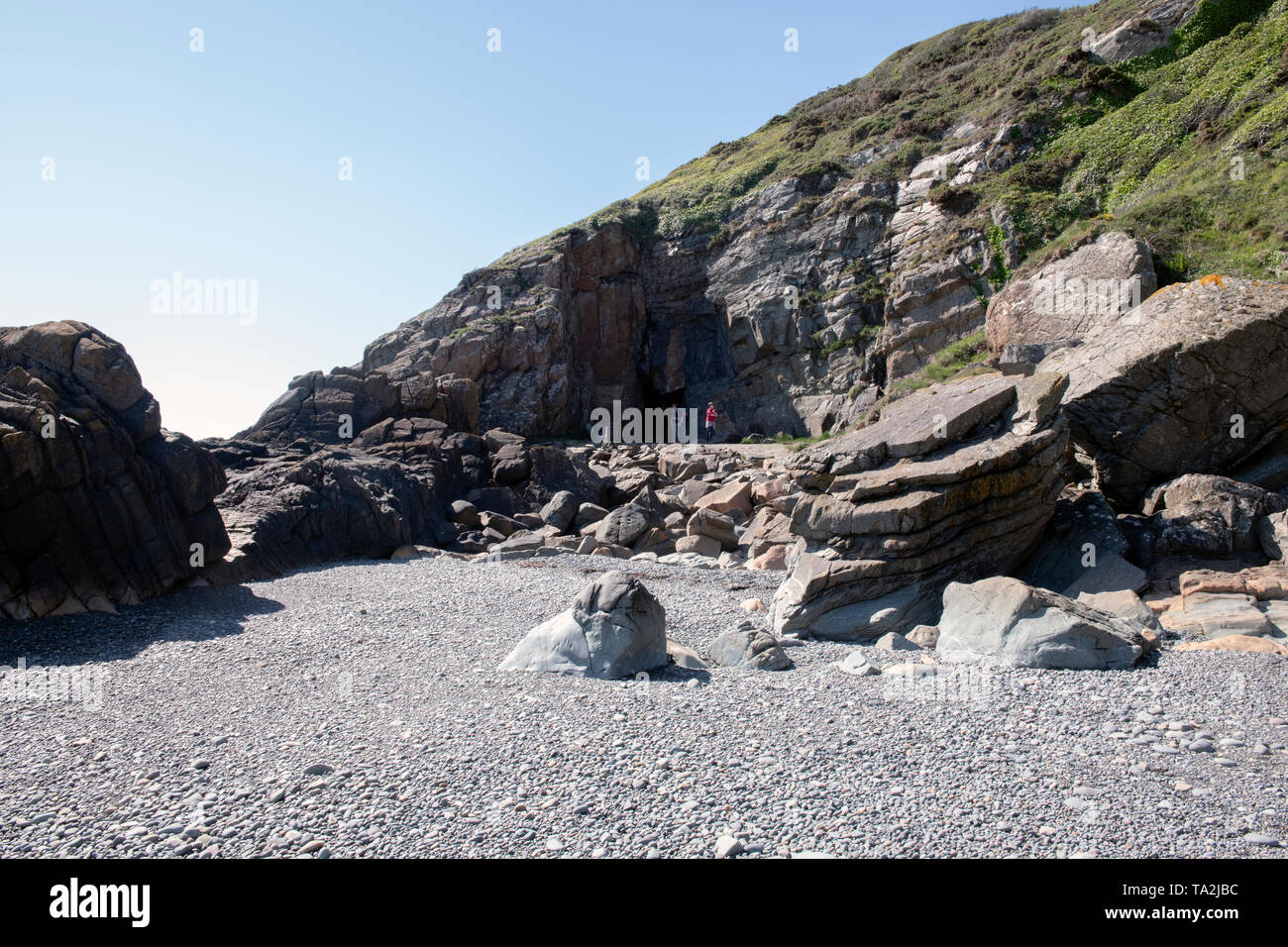 St Ninian's Cave Stock Photo - Alamy