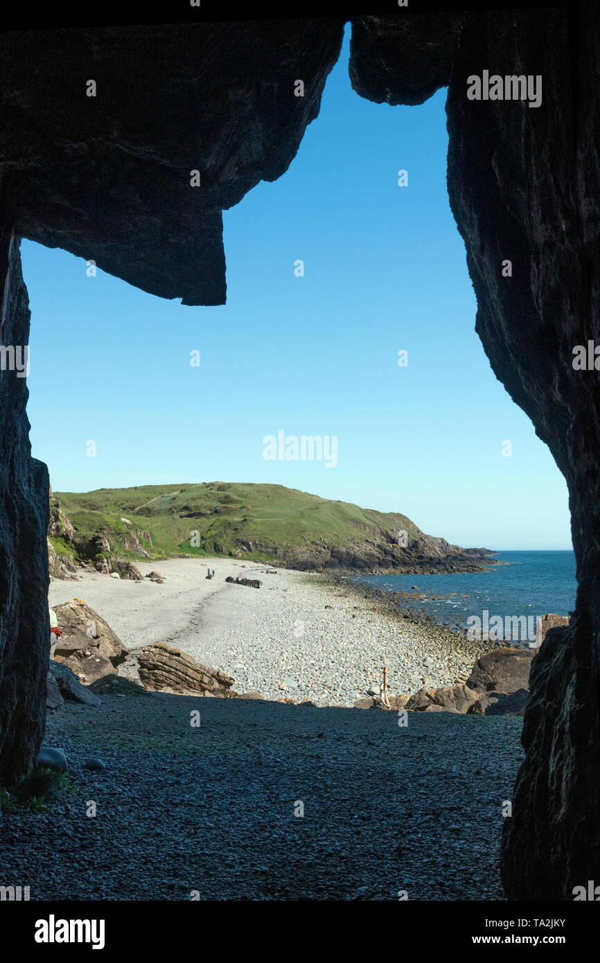 St Ninian's Cave Stock Photo - Alamy