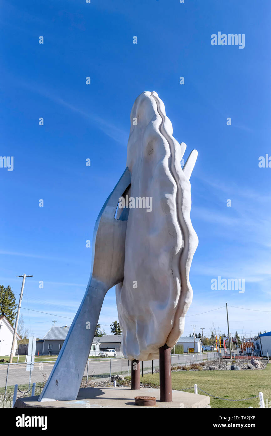 Giant roadside attraction, Pyrogy Park, in Glendon Alberta, Canada ...