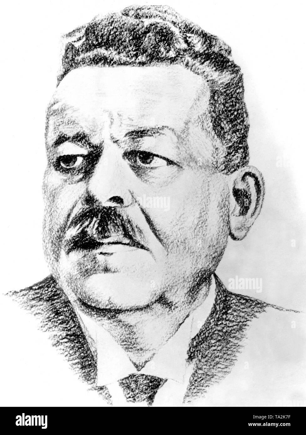 Portrait of Friedrich Ebert, President of the Reich (undated photo ...