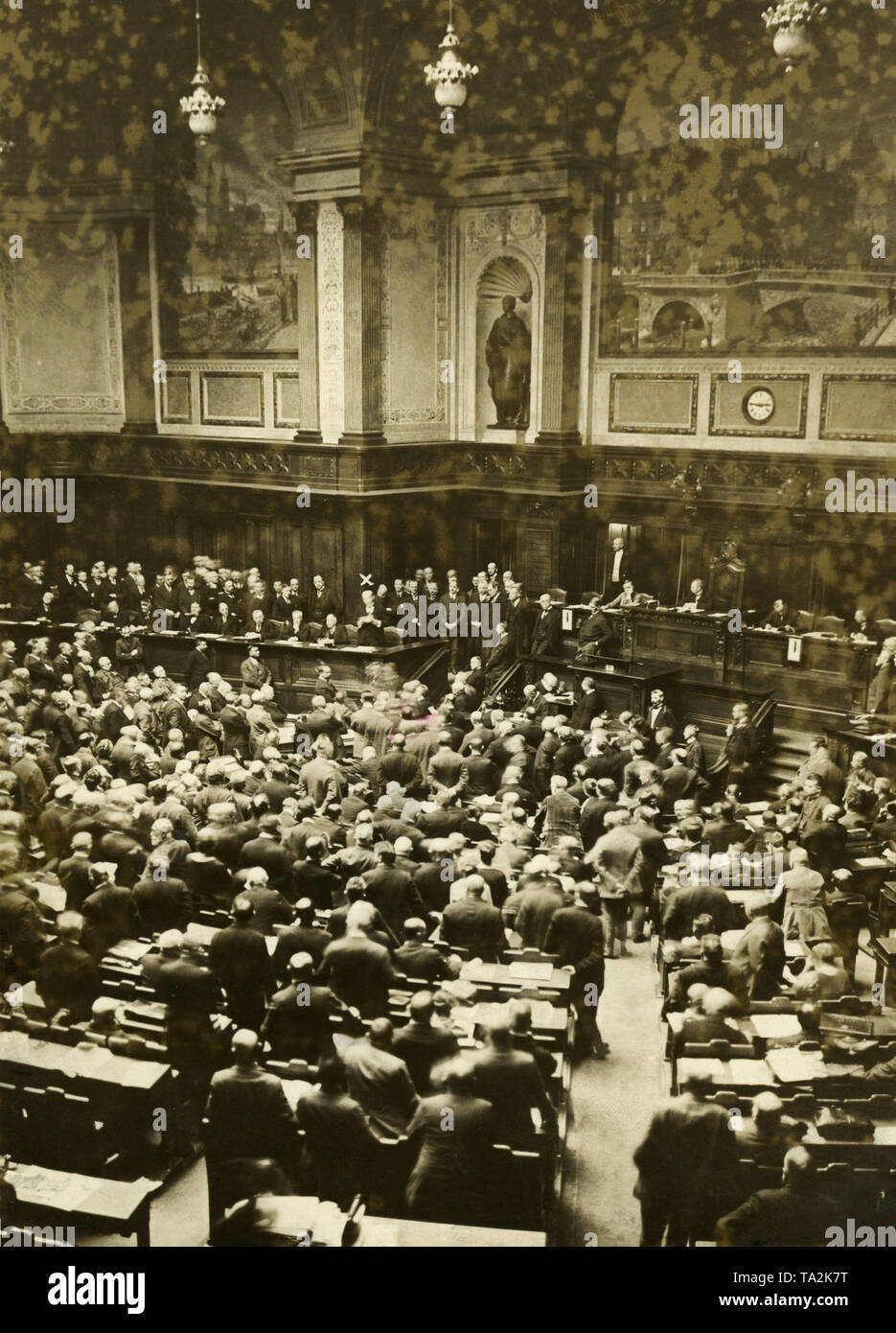 As the new Prussian Cabinet took office in the Landtag, the Prussian ...