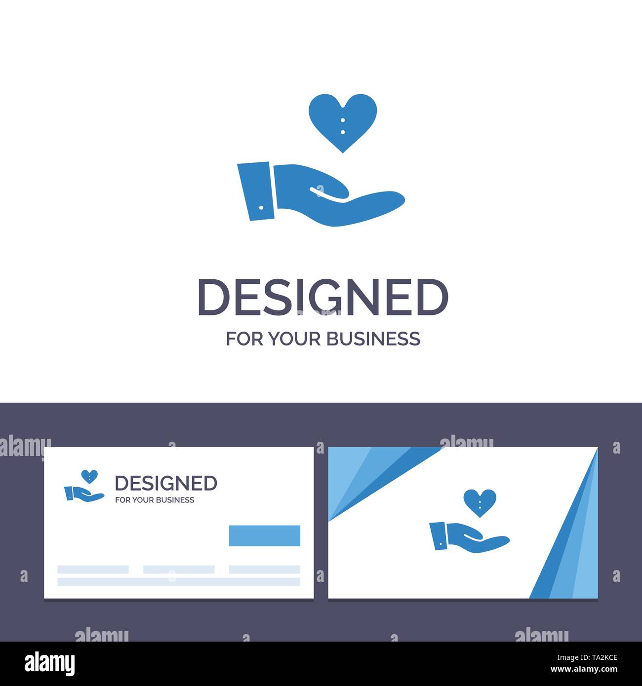 Creative Business Card and Logo template Charity, Donation, Giving ...