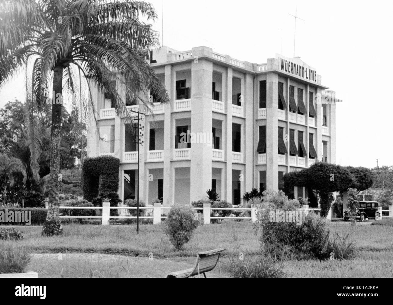 The headquarters of the German import-export and shipping company ...