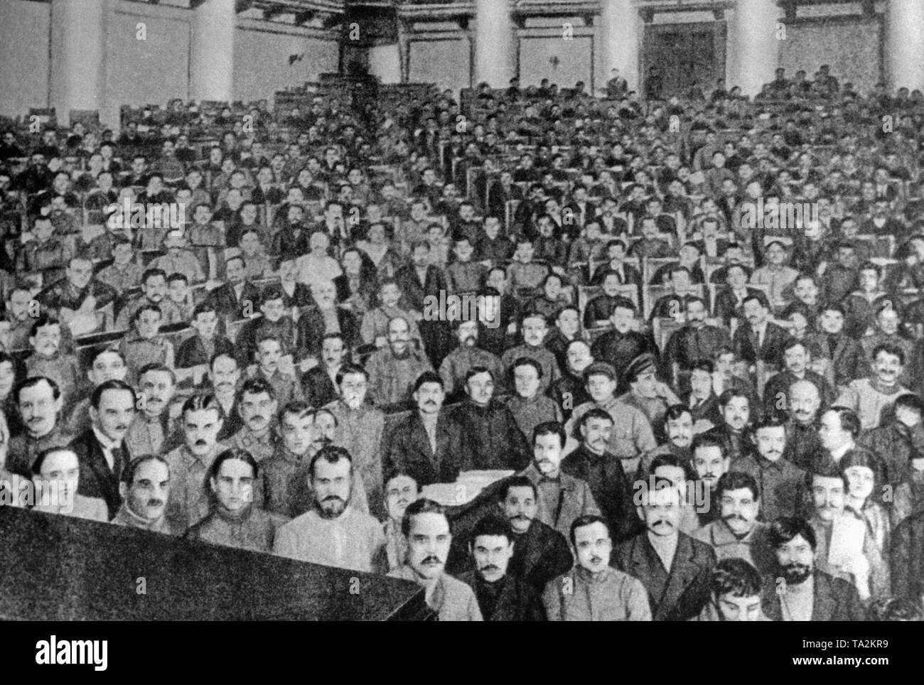 In January 1918, the third "All-Russian Council Congress" gathered and ...