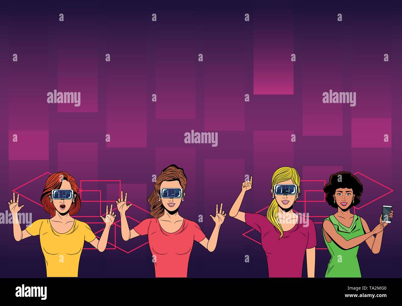 Women simulation design Stock Vector Images - Alamy