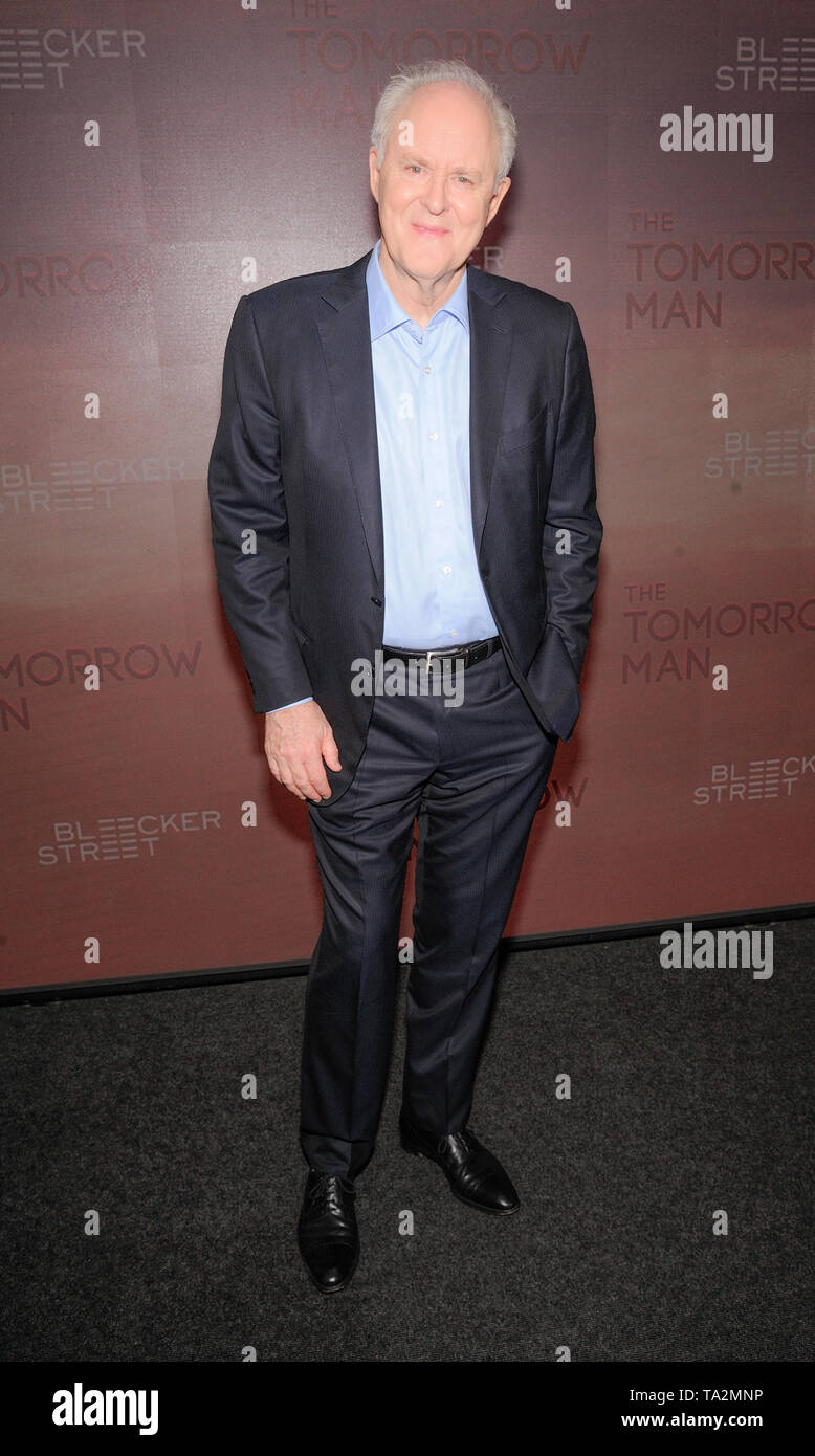 New York, NY - May 20, 2019: John Lithgow attends The Tomorrow Man New ...
