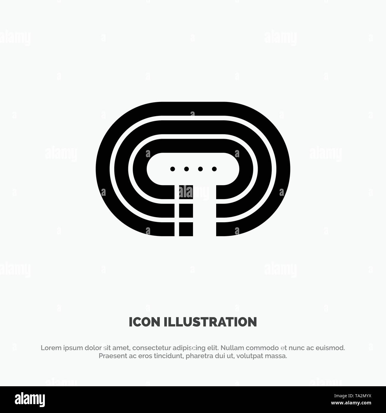 Stadium curve Stock Vector Images - Alamy