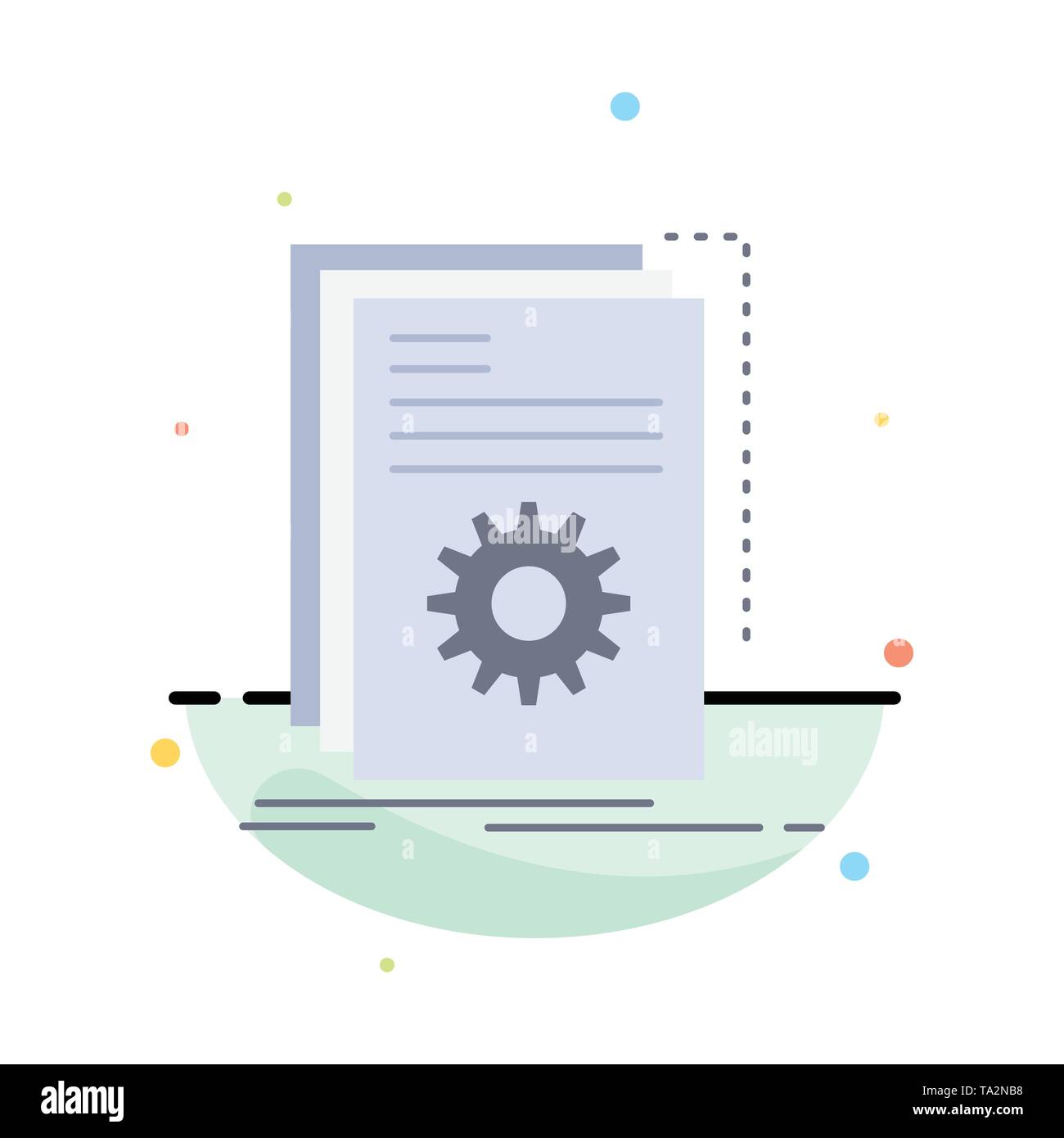 App Build Developer Program Script Flat Color Icon Vector Stock Vector Image And Art Alamy