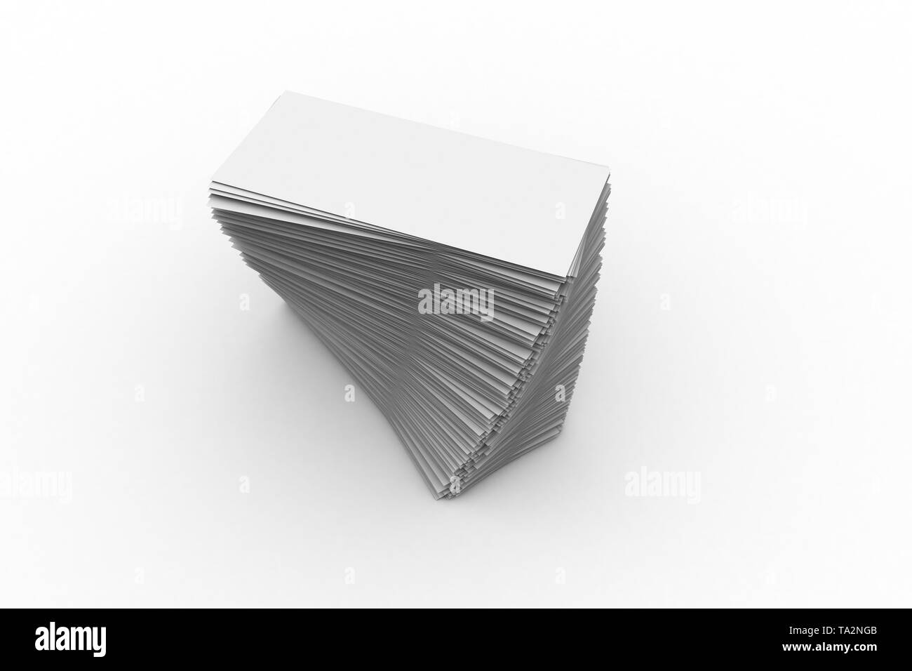 3d rendering, perspective view of blank money banknote template mock up ...