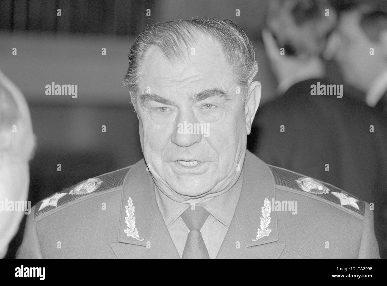 Moscow, USSR - December 26, 1990: Minister of Defence of the USSR ...