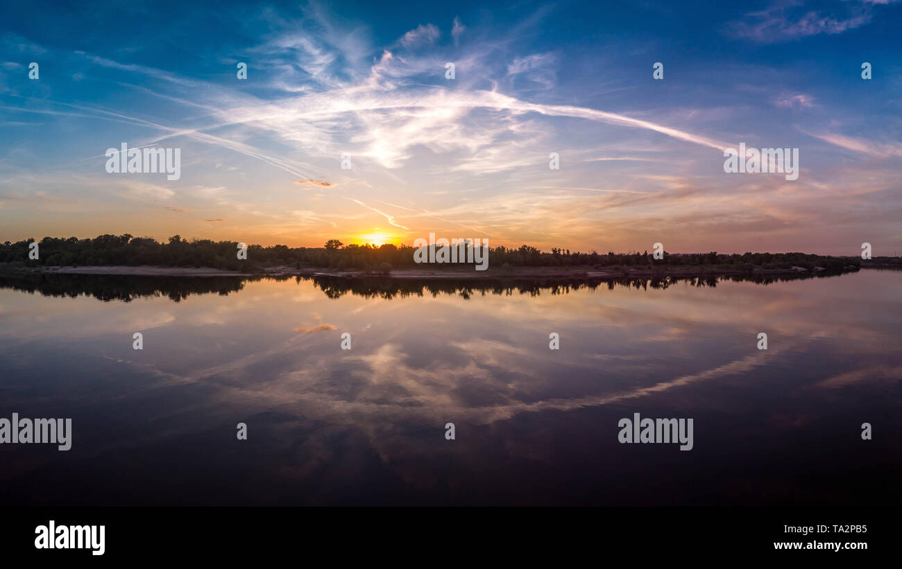 Sunshine reflection in beautiful lake hi-res stock photography and ...
