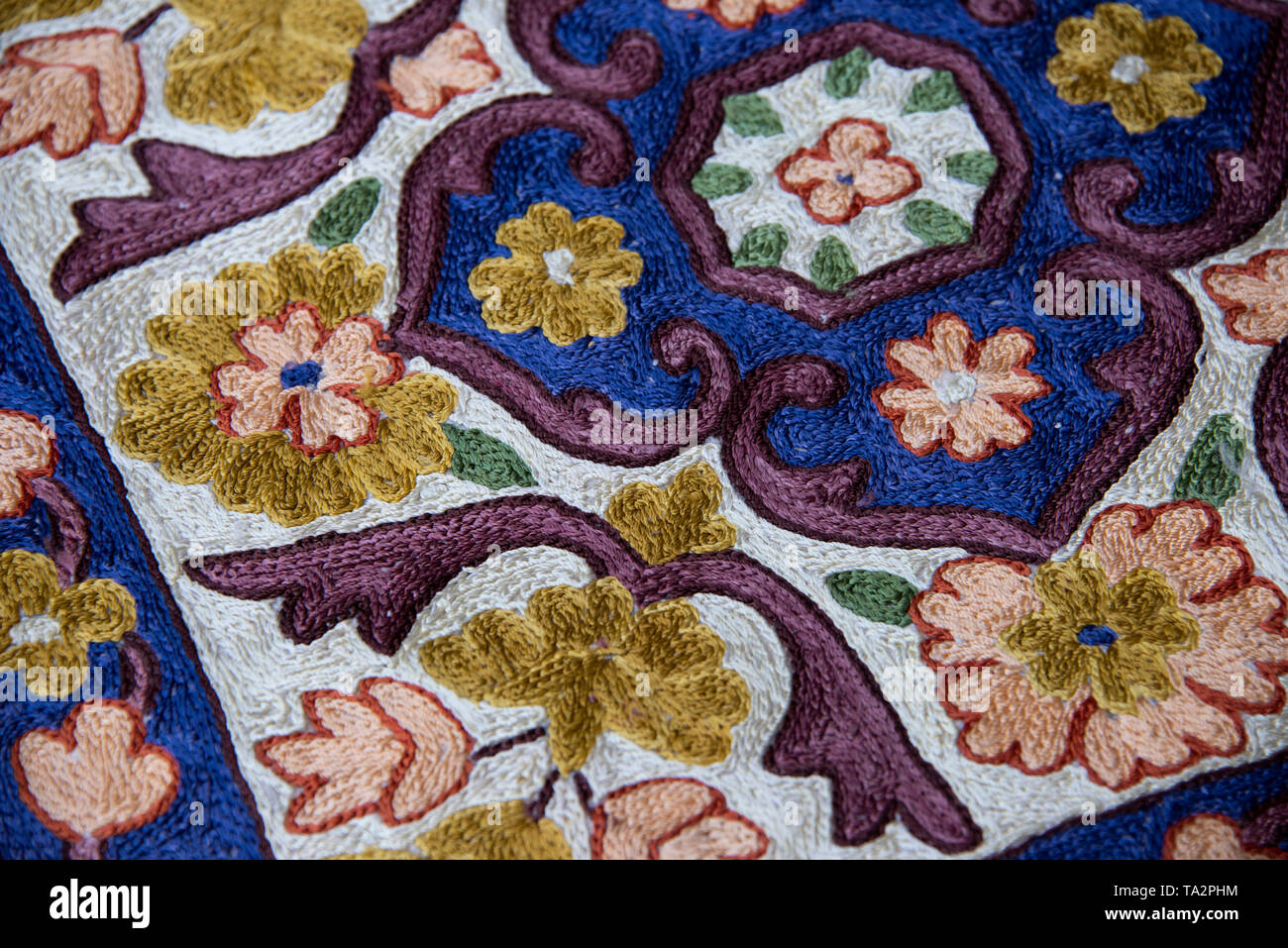 Oman, capital city of Muscat, Muttrah Souk. Ornately embellished ...