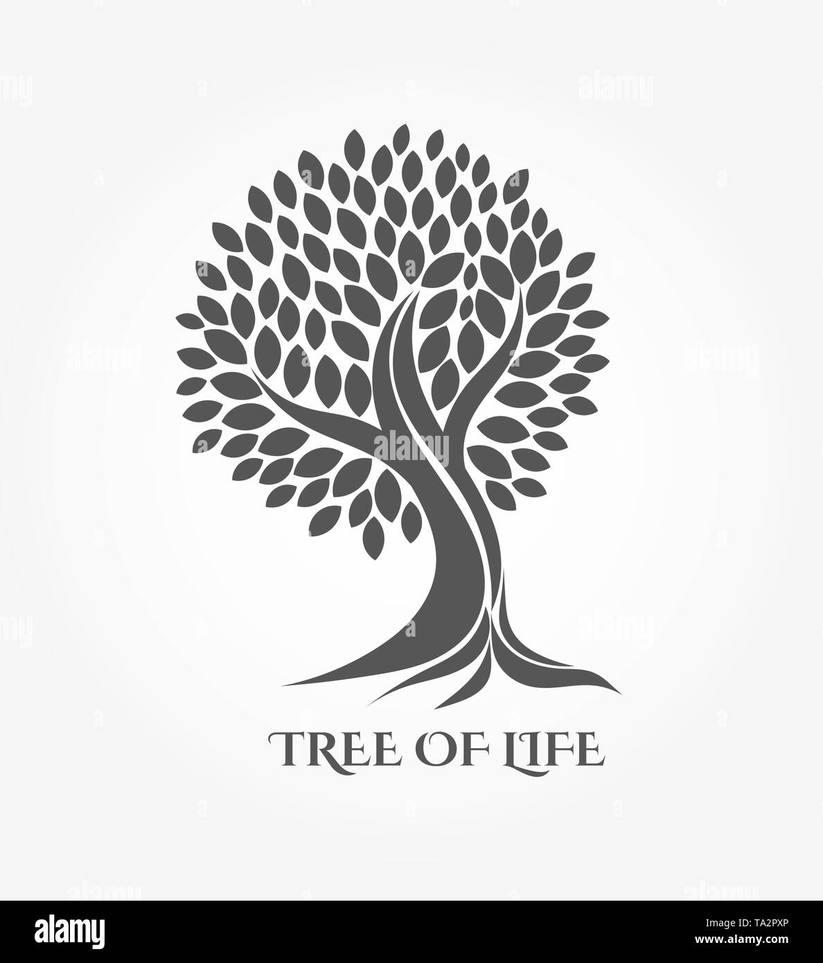 Simple Tree Design With Roots